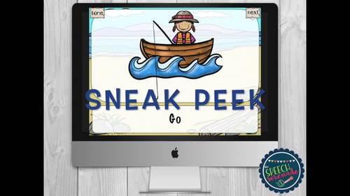 NO PRINT Summer Articulation G Edition by Intrepid Speech Therapy Materials