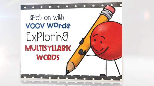 Multisyllabic Words VCCV Spelling Word Study Unit by Resource to Desk