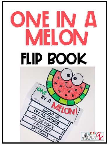 All About Me Printable Flip Book Writing Activity for Back to School ...
