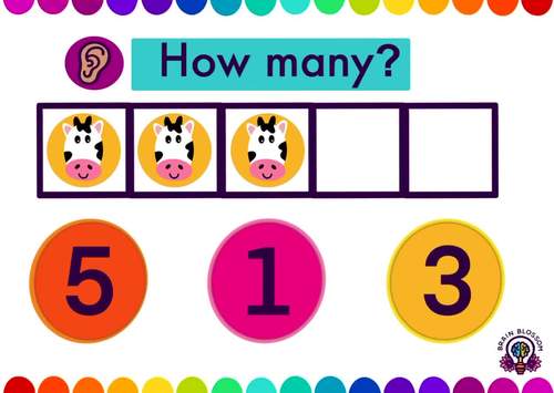 Counting 0-5 by Brain Blossom | TPT