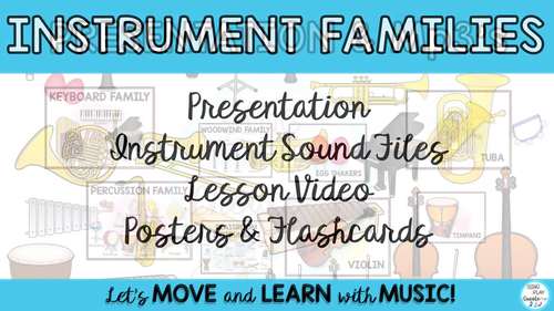Instrument Families Lessons and Activities by Sing Play Create | TPT