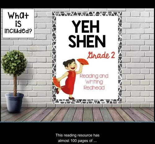 Yeh Shen Journeys Second Grade Week 28 by Reading and Writing Redhead