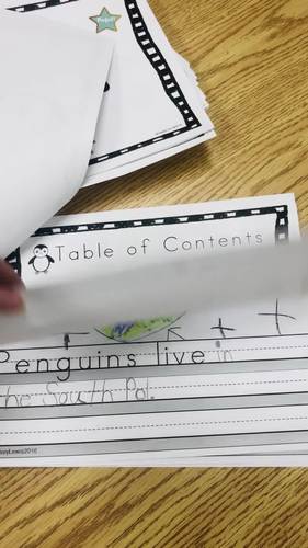 Penguin NO PREP Research Report Unit Study Kindergarten 1st 2nd Penguins