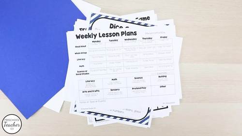 Transportation Theme Preschool Lesson Plans by ECEducation101 | TPT
