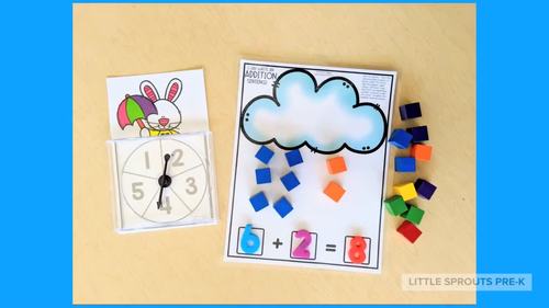 Spring Bundle | Spring Emergent Reader | Spring Math Craft | Spring Writing