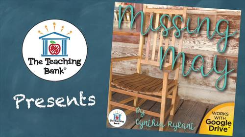 Missing May Novel Study Book Unit by The Teaching Bank | TpT