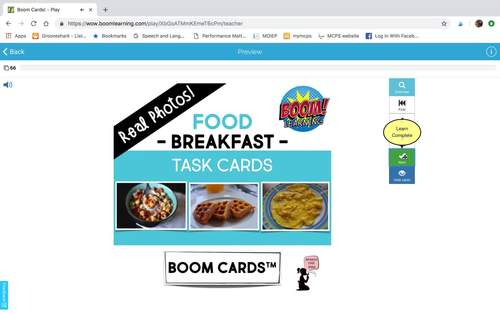 Food Boom™ Cards | Breakfast Foods Real Photos by Speech Your Mind