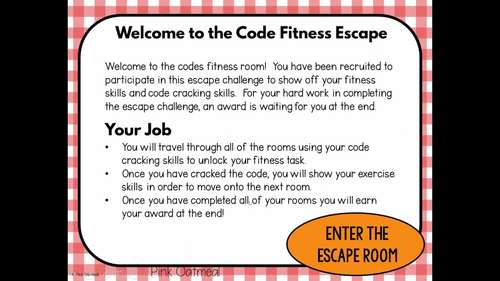 Escape Room - Patterns/Codes PowerPoint Game by Pink Oatmeal | TPT
