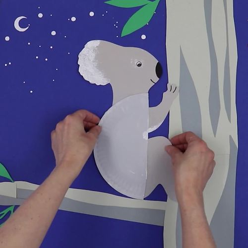 Australian animal crafts with paper plates by Super Fun Printables