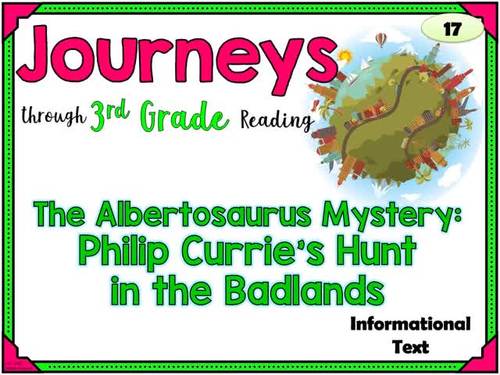 Journeys 3rd Grade Daily Routine Lesson 17 The Albertosaurus Mystery