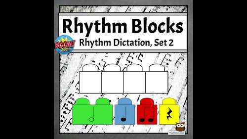 Rhythm Games for Music Class Studio or Homeschool Boom Cards - Set 2