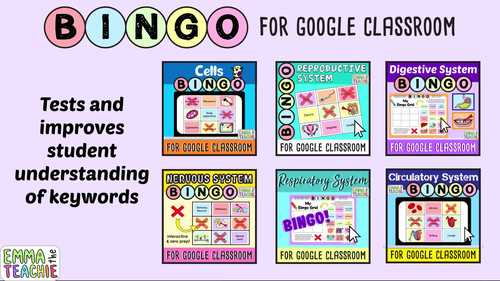 Reproductive System Bingo Game | Google Slides by Emmatheteachie