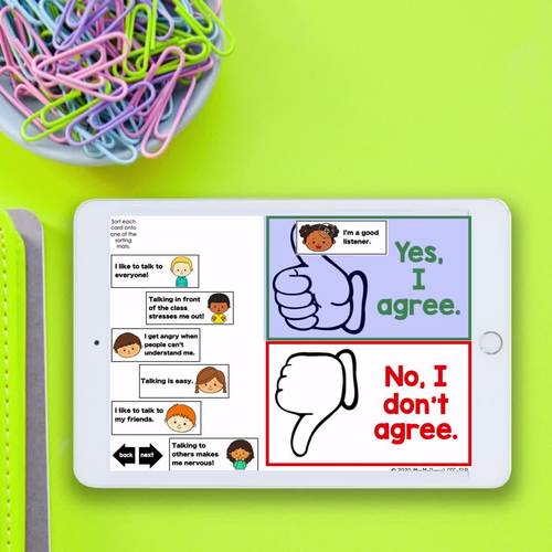 Selective Mutism & other Speech Disorders | Boom Cards for Exploring ...