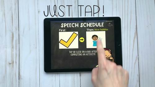 Visual Schedules for Speech and Language | Distance Learning Speech Therapy