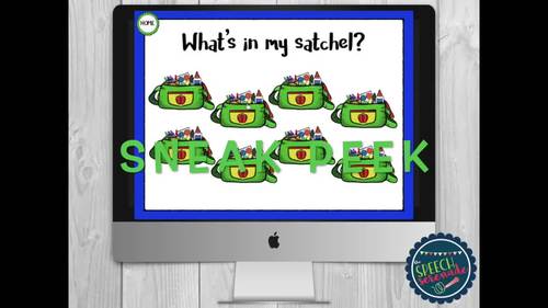 NO PRINT Back to School Articulation - J Edition for Distance Learning