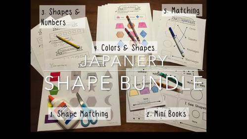 Shape Bundle: Mini Book, Shape Matching, Math, Colors [2D shapes] by ...