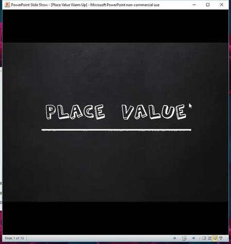 Explicit Instruction Warm Up Place Value Arrow Cards Warm Up Numbers in ...