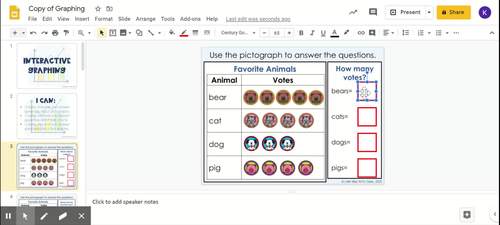 Interactive Graphing Activities with Google Slides™ by Little Miss Kim ...