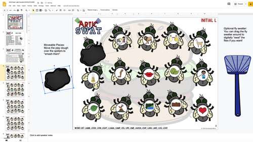 Artic Swat BUNDLE: Articulation Activity for Speech Therapy + Digital ...