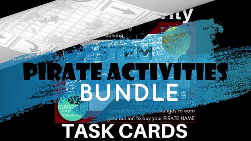 Pirate Coding and STEM activities BUNDLE by Curiosity and the Hungry Mind