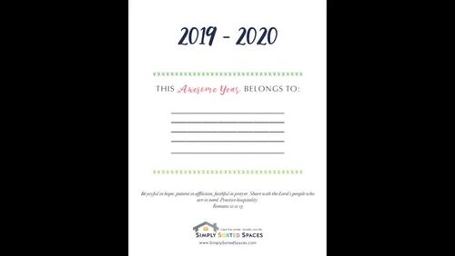 2019-2020 Ultimate Teacher Planner - Spiritual Version - Yearly/Monthly ...