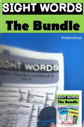 Sight Words BUNDLE Distance Learning by Preschool All Things | TPT