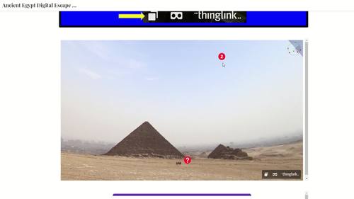 Ancient Egypt DIGITAL ESCAPE ROOM for Google Drive® | Distance Learning