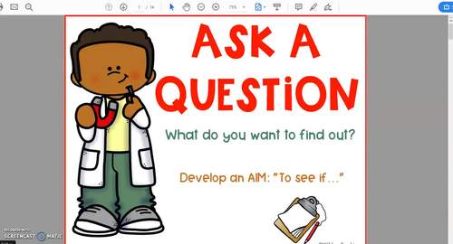 Scientific Method EDITABLE Bulletin Board Posters and Student Printables