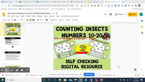 BUNDLE Counting Insects 0-20 Self-Check Digital Math Center by Gina ...
