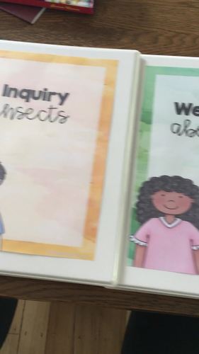 EDITABLE - Watercolor binder and folder covers by Laughing Kids Learn