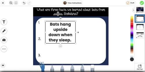 Stellaluna Fall Read Aloud Seesaw and Printable Activities | TPT