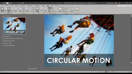 Circular Motion Workbook | Centripetal Acceleration & Force, Physics Notes