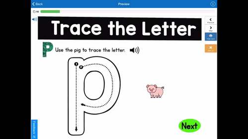 Letter P Alphabet Activities | Digital Task Cards with Boom Learning