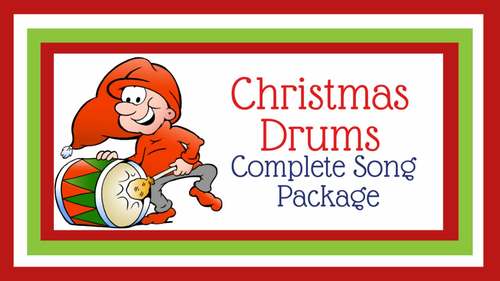 Christmas Song & Drum Activity | Drumming | Holiday | mp3s, PDF, SMART ...