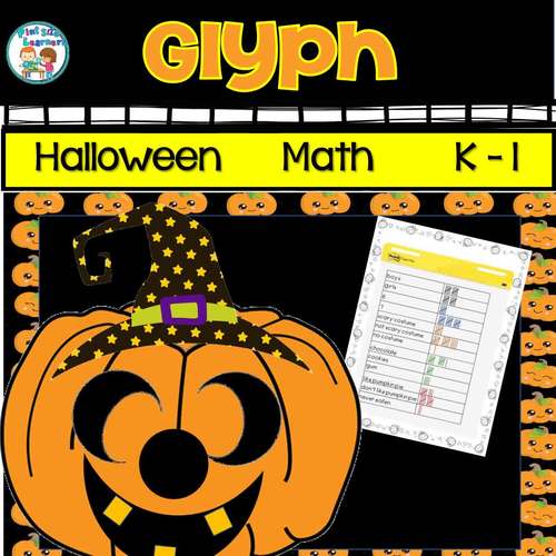 Halloween Glyph | Jack-o-Lantern Glyph Activity | Halloween Math Center