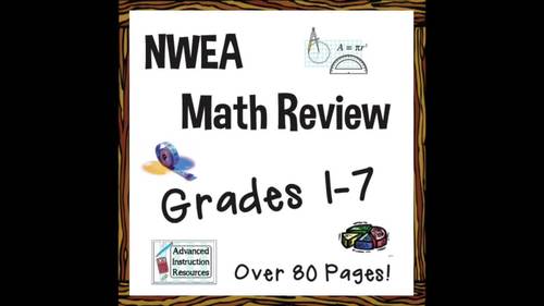 NWEA MAP Test Prep Math Practice - RIT Band Review | TPT