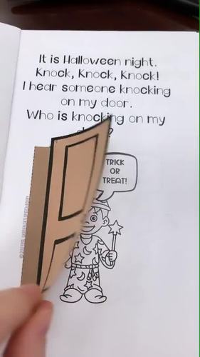 Who Questions: Interactive Book for Halloween by Ms Gardenia's Speech Room