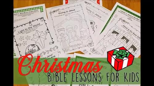 Christmas Nativity Bible Lessons for December, Complete Unit by Julie ...