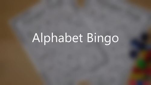 Alphabet Bingo - Uppercase and Lowercase Letters by Lessons by Molly