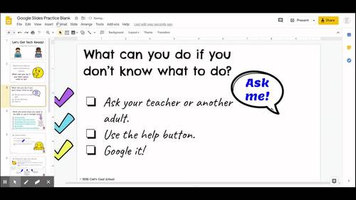 Google Slides Practice Activity by Cait's Cool School | TpT