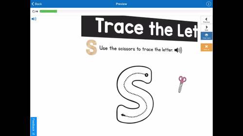 Letter S Alphabet Activities|Digital Task Cards with Boom Learning