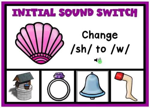 Phoneme Substitution | Sound Substitution Activity PDF DIGITAL BUNDLE