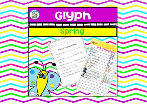 Spring Glyph Activity | Butterfly Glyph | Perfect for March or April | K-2
