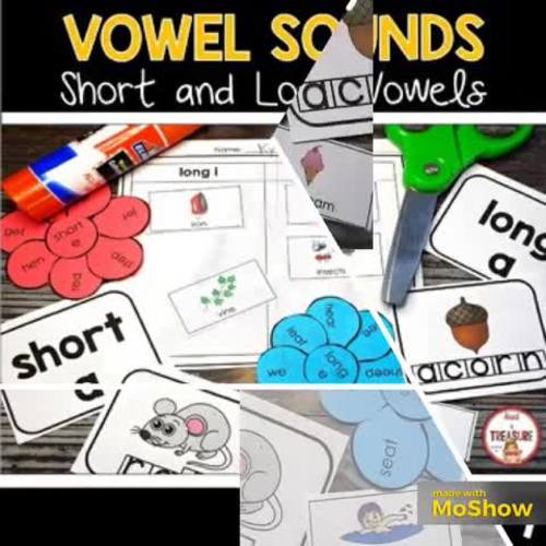 Short and Long Vowel Sound Word Work Activities | Literacy Centers