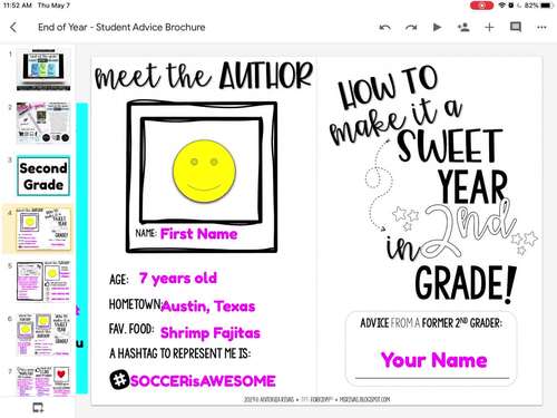 Digital End of Year Brochures (for Google Slides™) | Distance Learning