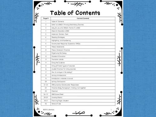 DBQ Writing Workshop DISTANCE LEARNING by Lisa Battista's Classroom