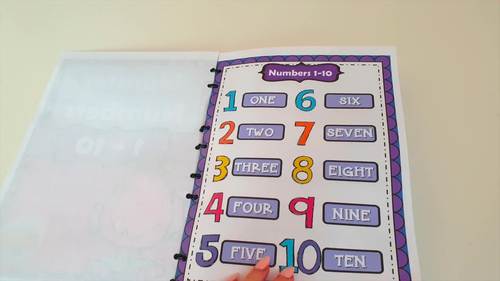 Monster Numbers 1-10 - Interactive Book | TpT
