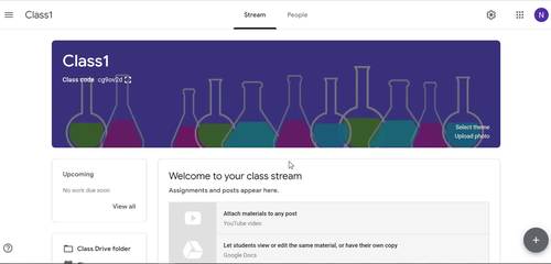 Animated Google Classroom Headers (Science Class) for Distance Learning