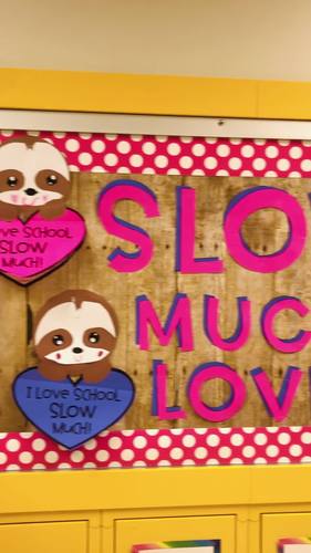 Mother's Day Sloths Writing Craft Bulletin Board Mother's Day Homemade ...