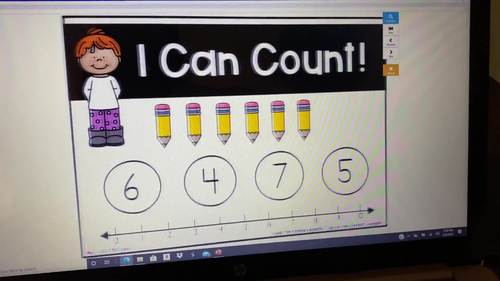 Counting to 10 and Number Recognition to 10 BOOM CARDS (Distance Learning)